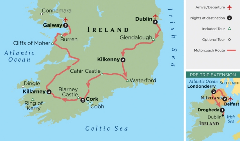 Blarney Castle Map